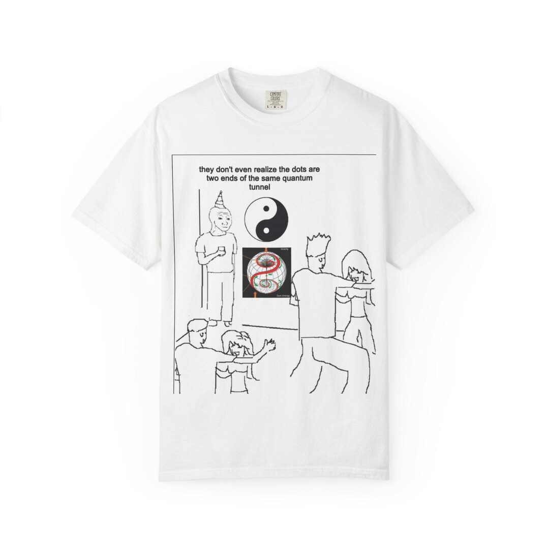 Schizo Quantum Tunnel Yin Yang Dots Tee | Comfort Colors 1717 Schizo ...