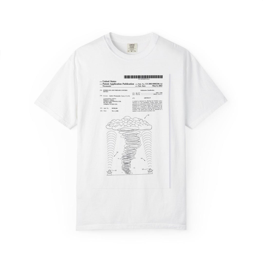Schizo Hurricane Tornado Sound Wave Tee | Comfort Colors 1717 ...