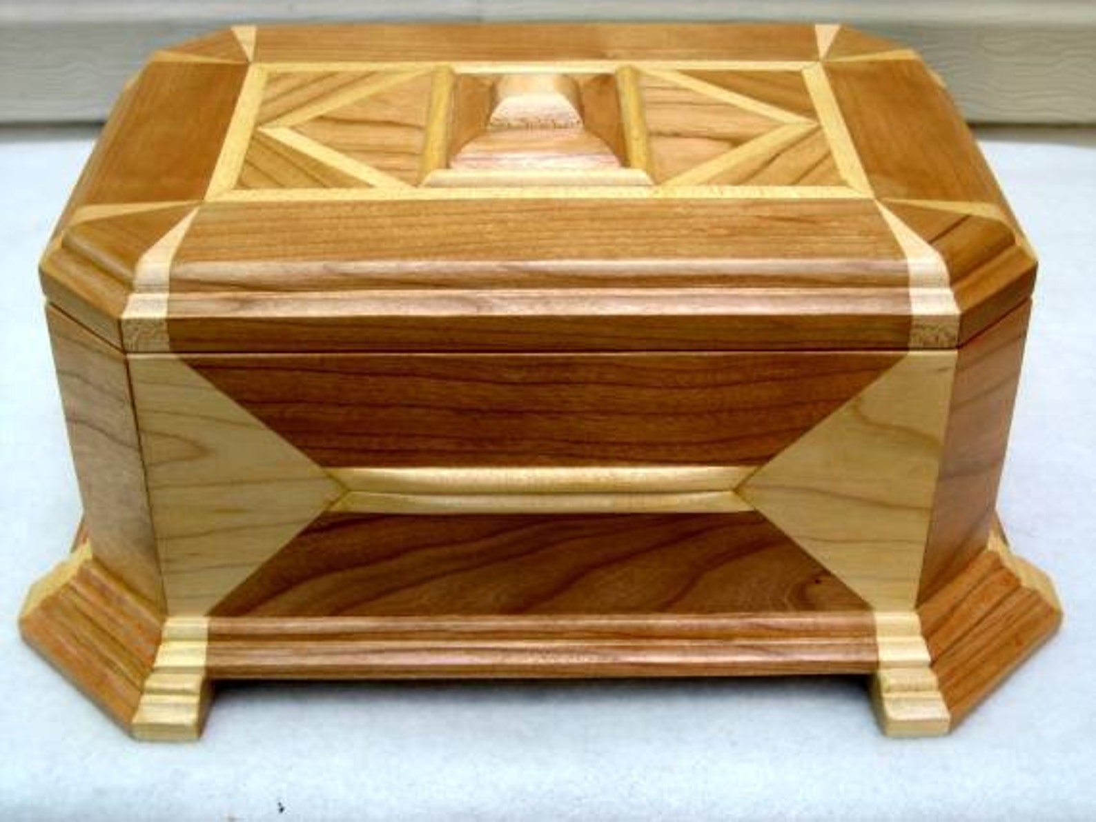 Handmade Cherry Wood Music Box - Etsy