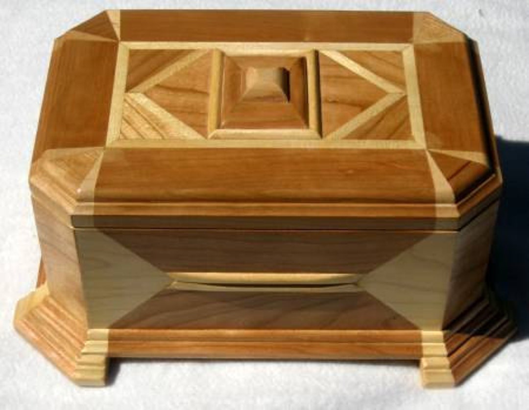 Handmade Cherry Wood Music Box - Etsy