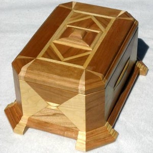 Handmade Cherry Wood Music Box - Etsy