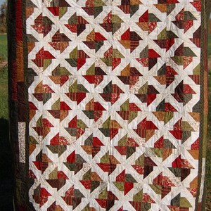 Handmade Jagged X Design Pinwheel Quilt - Etsy