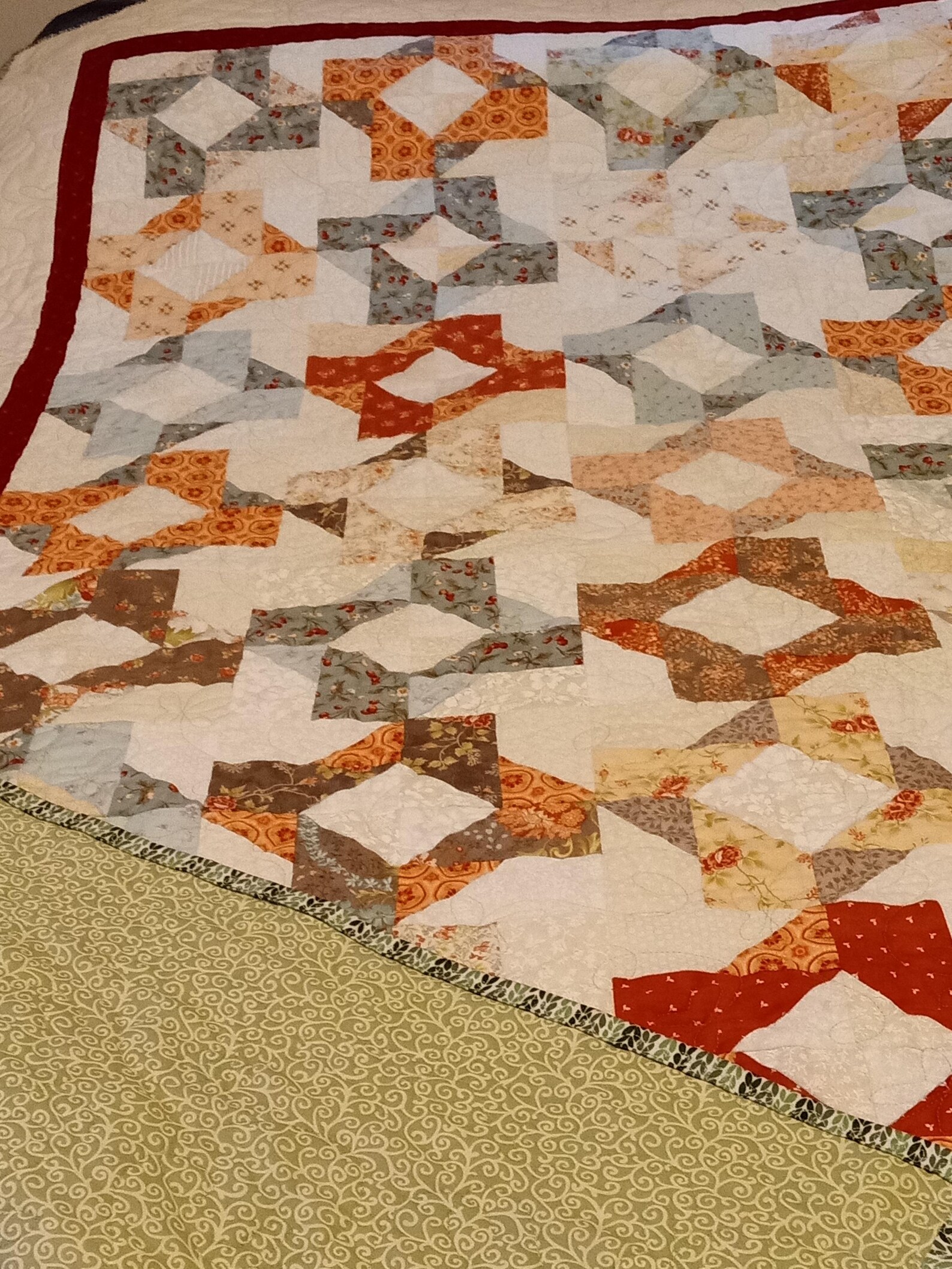 Handmade Friendship Pinwheel Quilt (modified) - Etsy