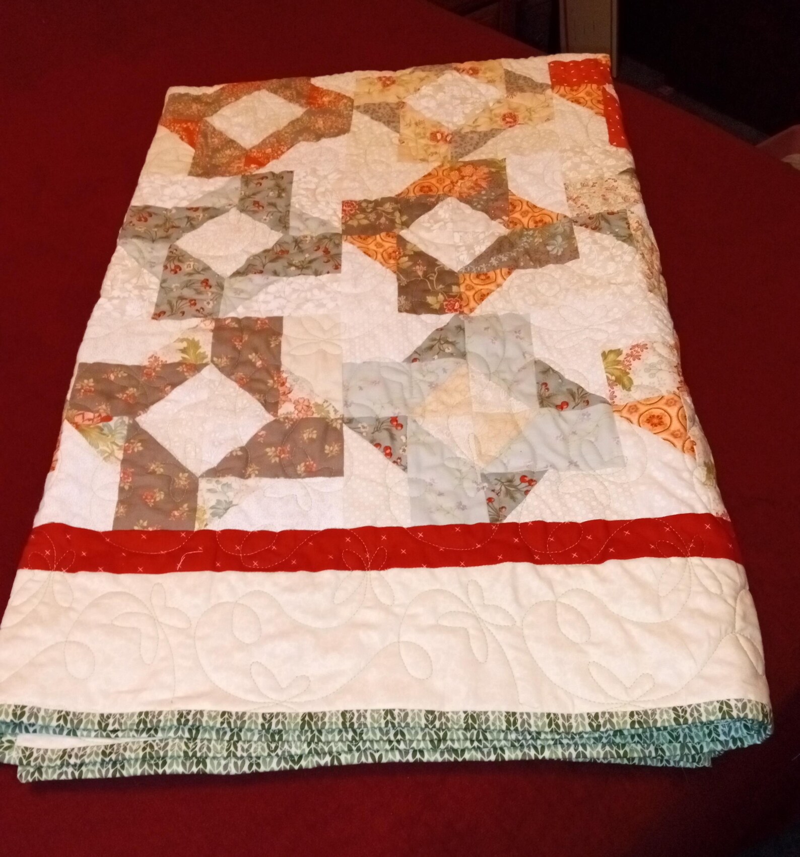 Handmade Friendship Pinwheel Quilt (modified) - Etsy