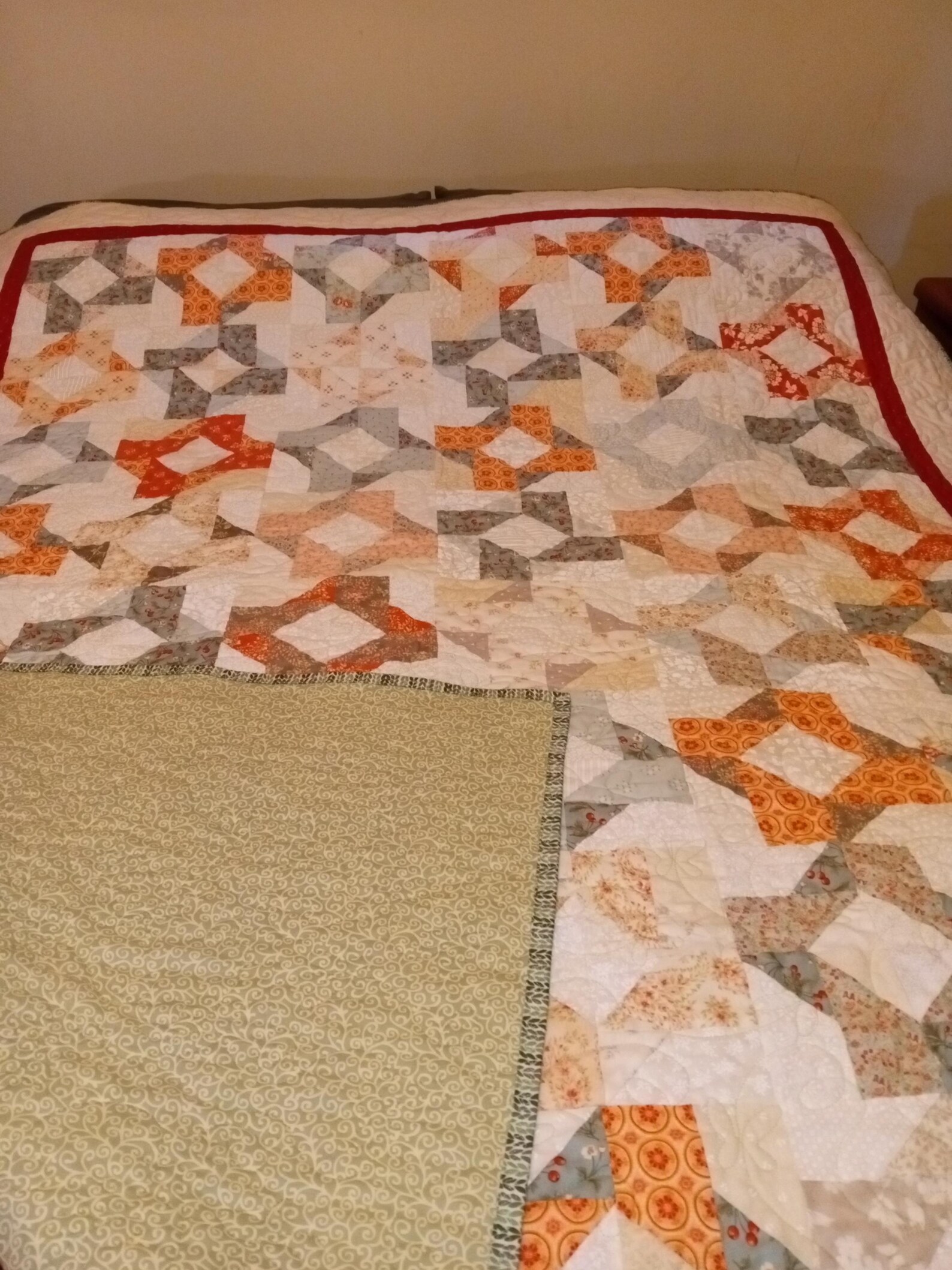 Handmade Friendship Pinwheel Quilt (modified) - Etsy
