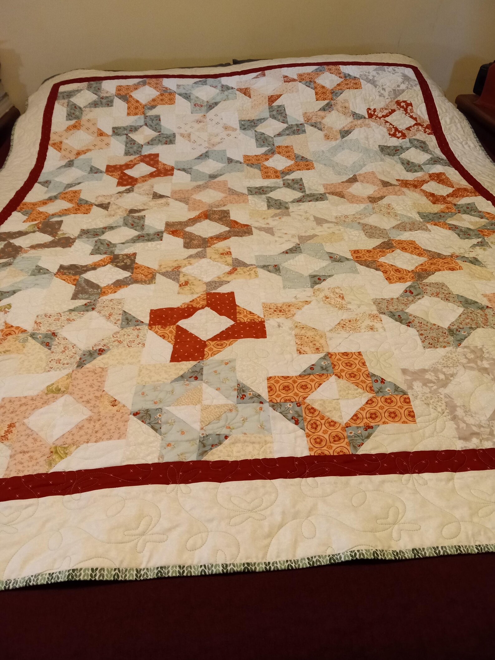 Handmade Friendship Pinwheel Quilt (modified) - Etsy