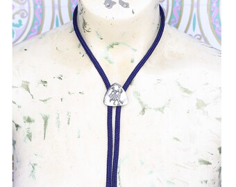 Navy Bolo Tie | Etsy