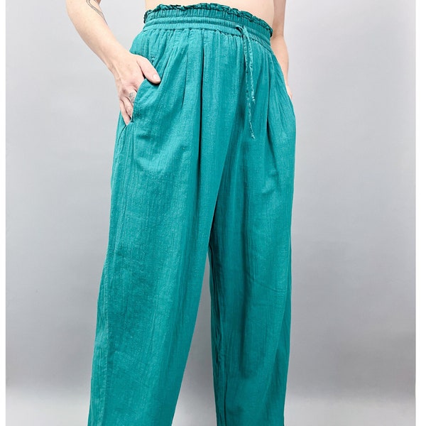 Turquoise Pants - Etsy