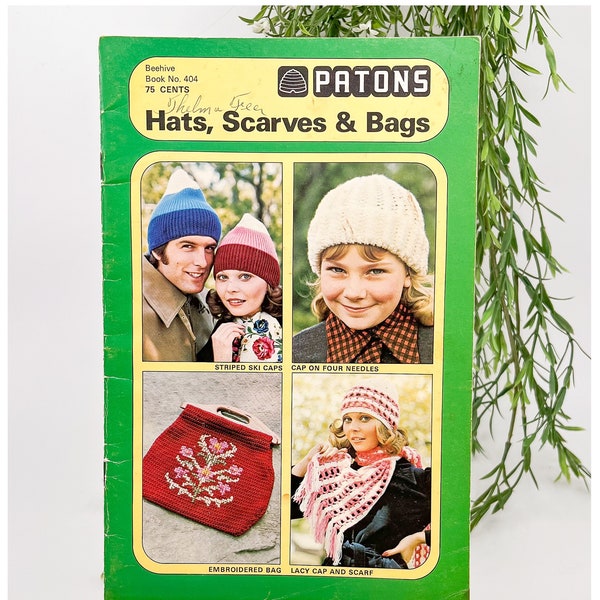 Patons Knit Pattern - Etsy