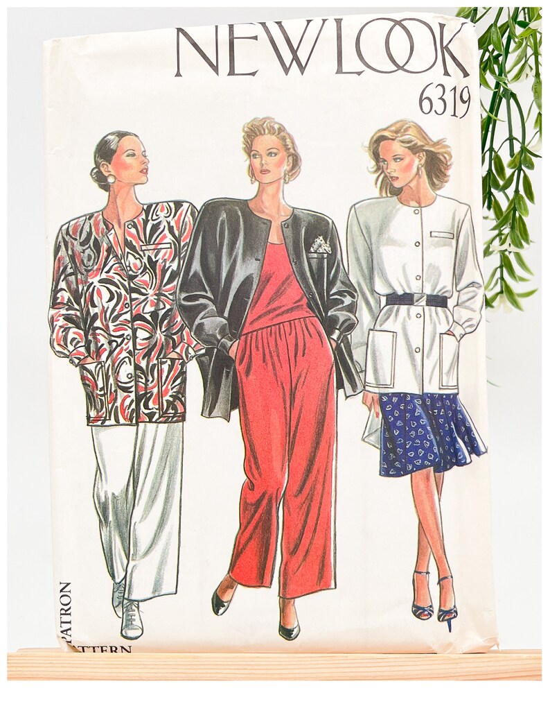 Vintage Sewing Pattern Pair of New Look Sewing Patterns 6319 & - Etsy