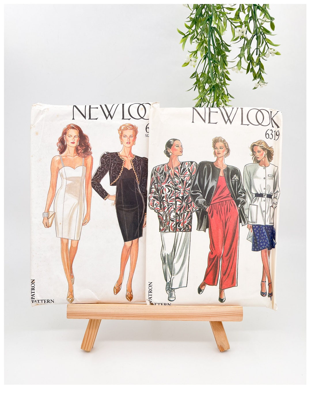 Vintage Sewing Pattern Pair of New Look Sewing Patterns 6319 & 6640 ...