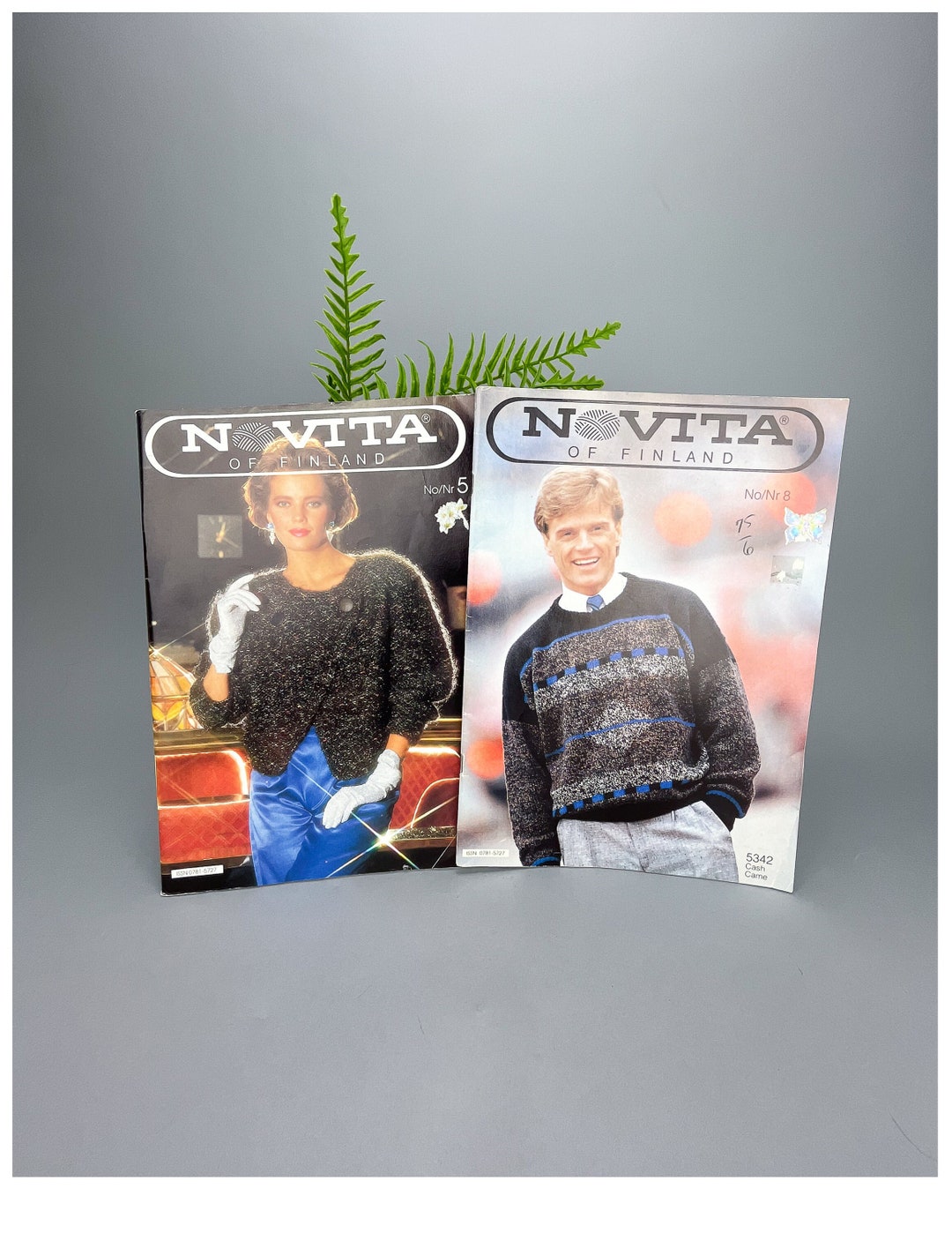 Knitting Patterns Magazine Pair | Vintage 90's Two Knitting Patterns ...
