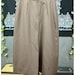 Pleated Secretary Skirt Vintage 70's Taupe Brown Women's Skirt Below ...