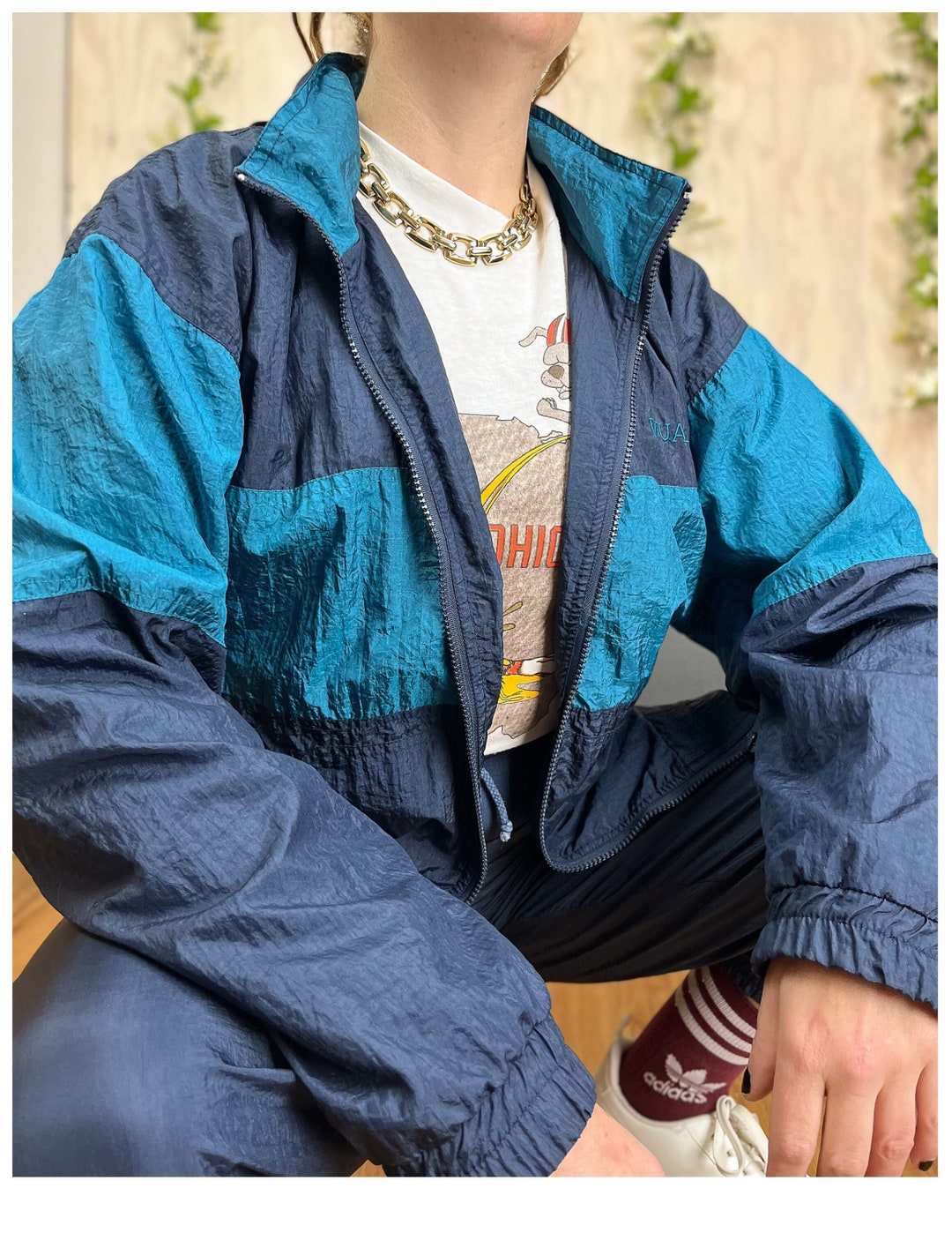 Vuarnet Track Suit Vintage 90's Nylon Windbreaker Jacket - Etsy