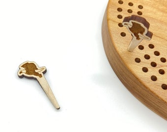 Pine Tree Wooden Custom Cribbage Pegs Set of 2 Pegs - Etsy