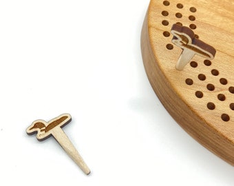 Cat Wooden Custom Cribbage Pegs - Set of 2 Pegs - Etsy