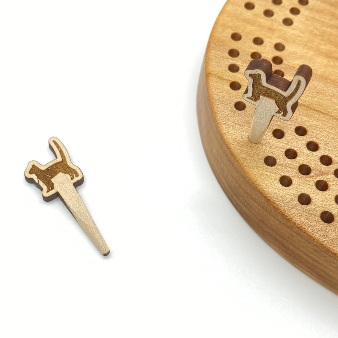 Cat Wooden Custom Cribbage Pegs - Set of 2 Pegs - Etsy