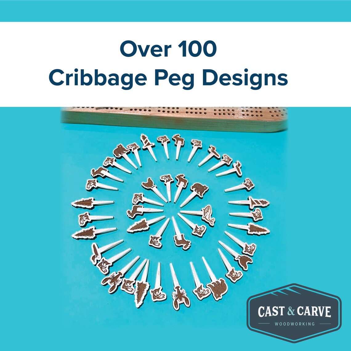 Ladybug Wooden Custom Cribbage Pegs Set of 2 Pegs | Etsy