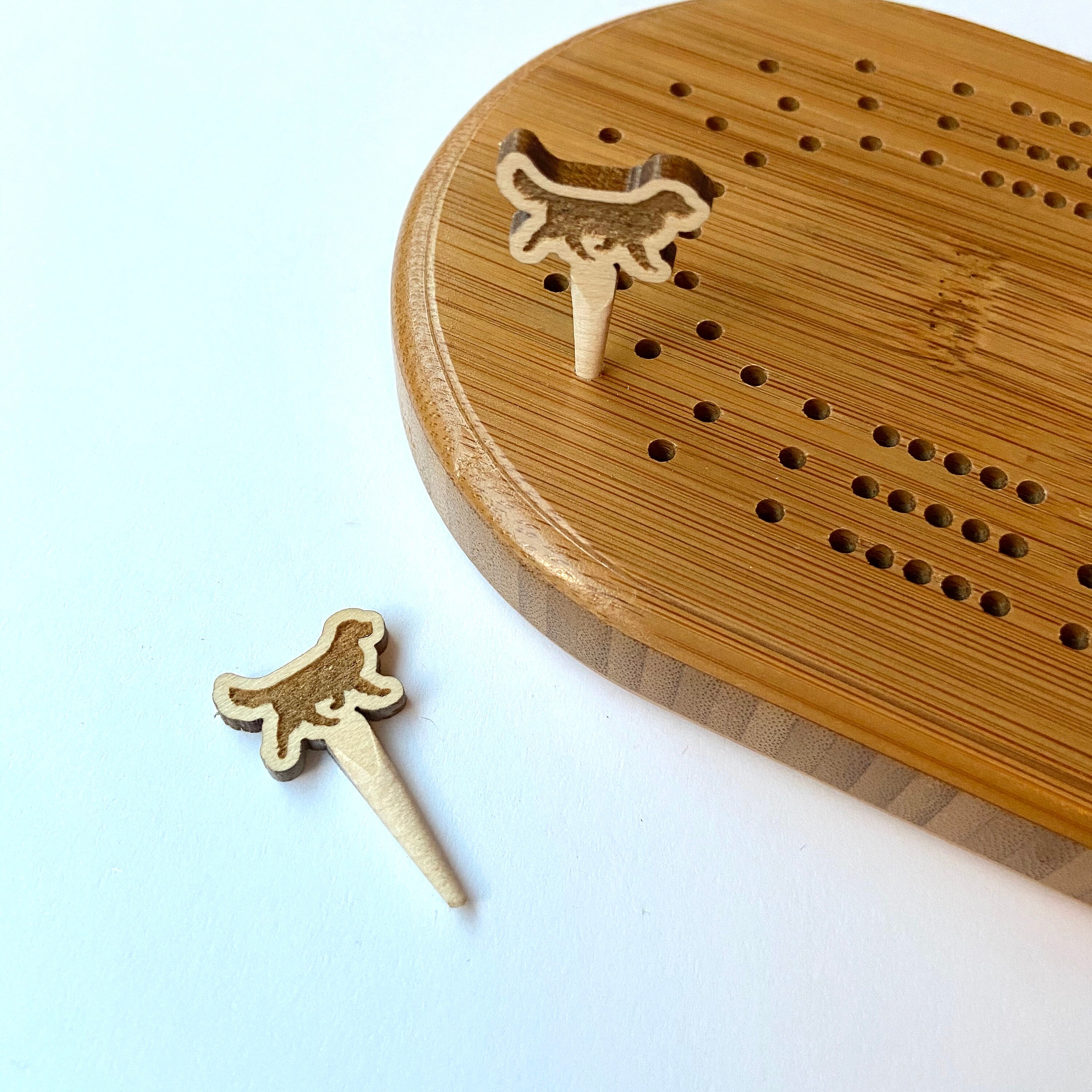 Dog Puppy Wooden Custom Cribbage Pegs Set of 2 Pegs | Etsy