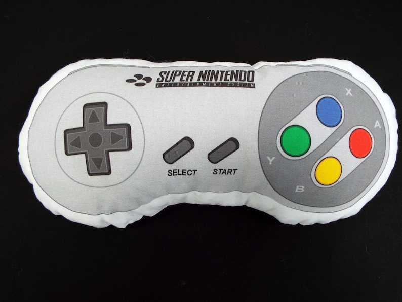 Super Nintendo Game Controller Pillow Plush - Etsy