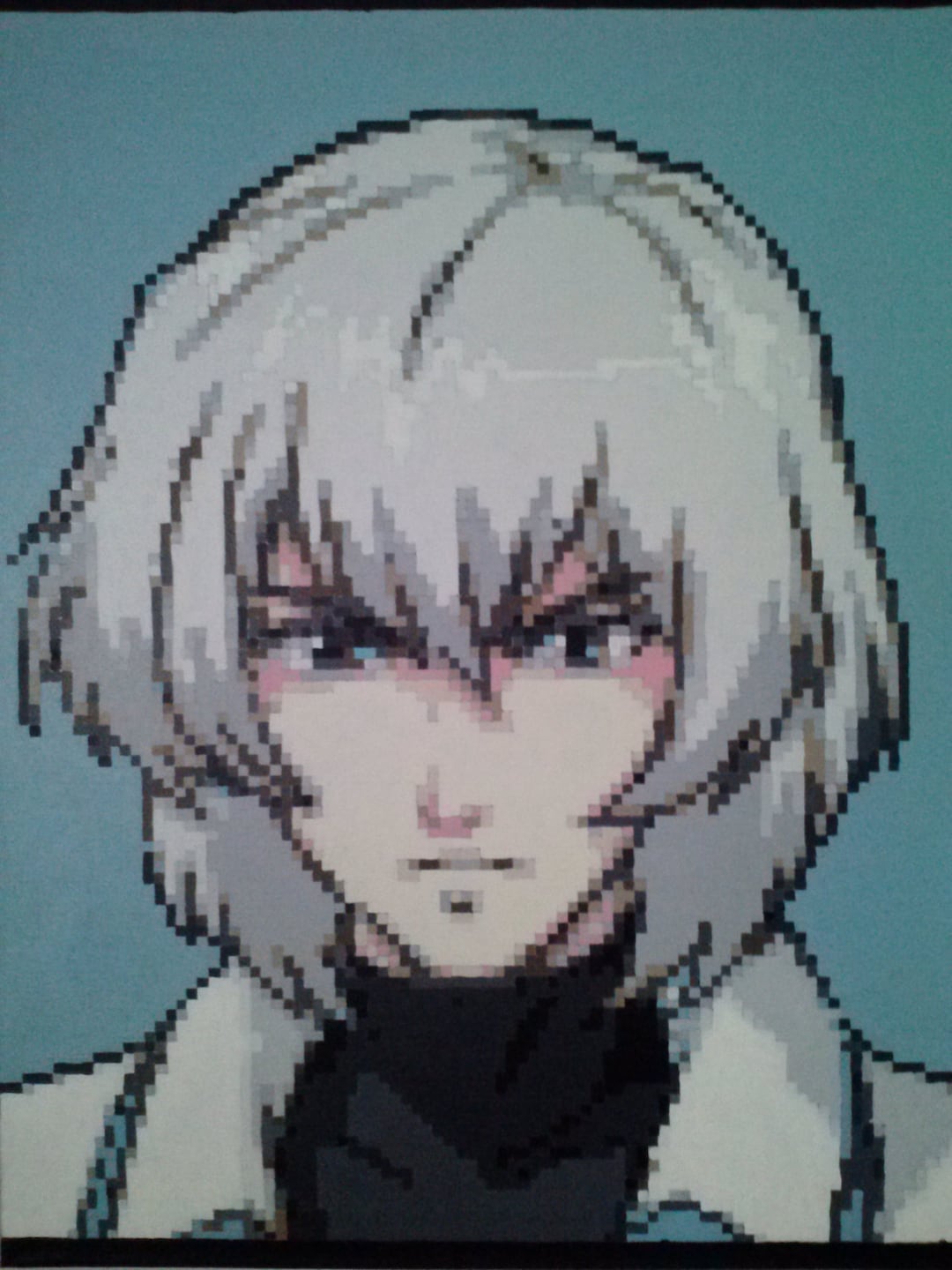 Soma Cruz Castlevania Pixel Painting - Etsy