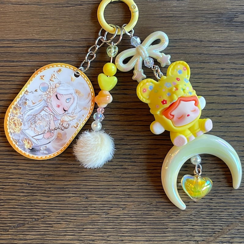 Skullpanda Keychain - Etsy