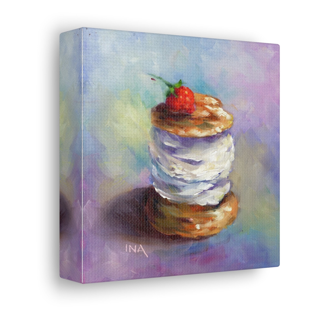 Wall Art, Cream Puff Art, Canvas Gallery Wraps, Cream Puff Painting ...