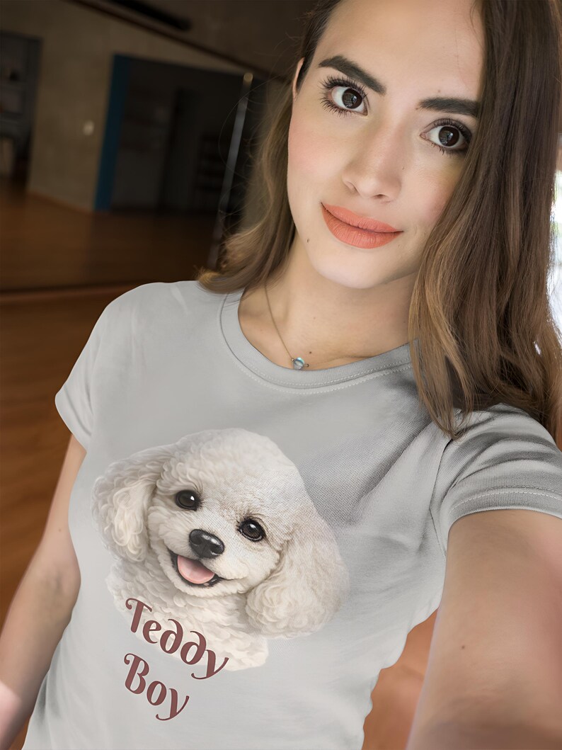 Custom Poodle Tee, White Poodle Parent Gift, Dog Lover Apparel - Etsy