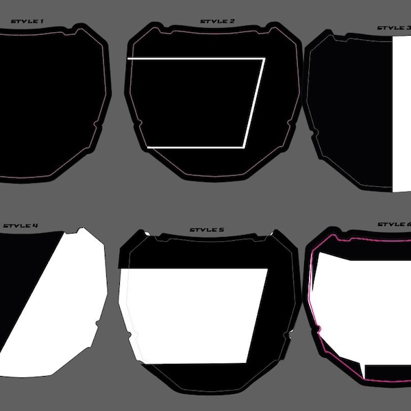 Odi Plate Decal Template - Etsy