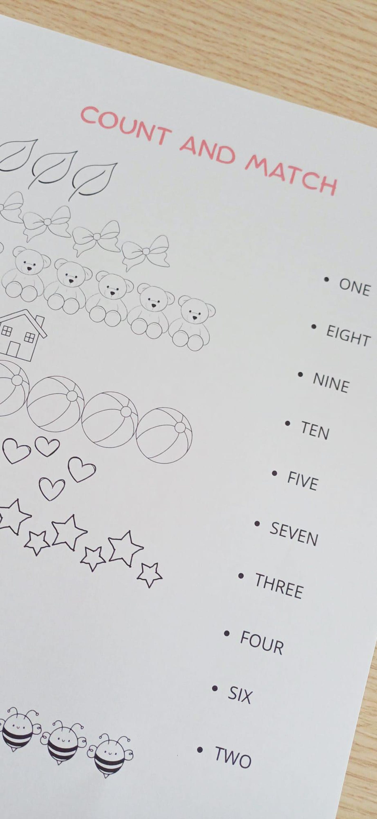 MY FIRST ENGLISH. Activities for Kids. Printable Pdf. Alphabet, Numbers ...