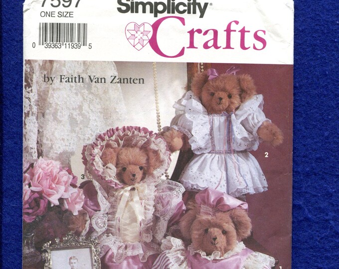 Simplicity 8893 Sweet Country Bunny Rabbits Pattern - Etsy