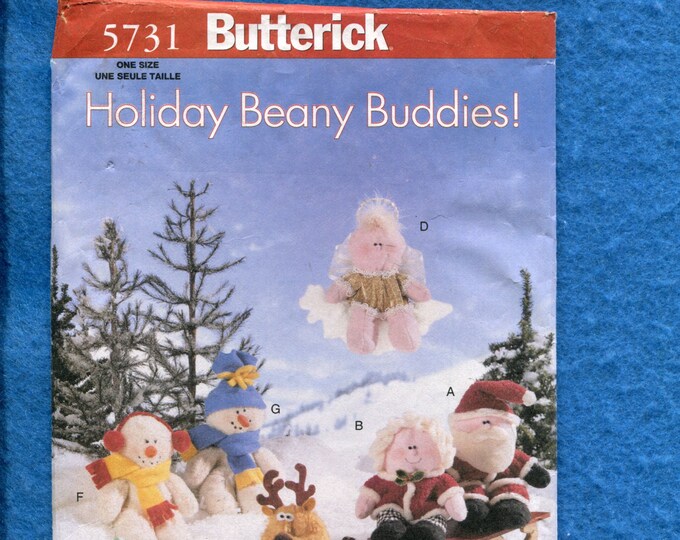 Butterick 5731 Sweet Holiday Dolls UNCUT - Etsy