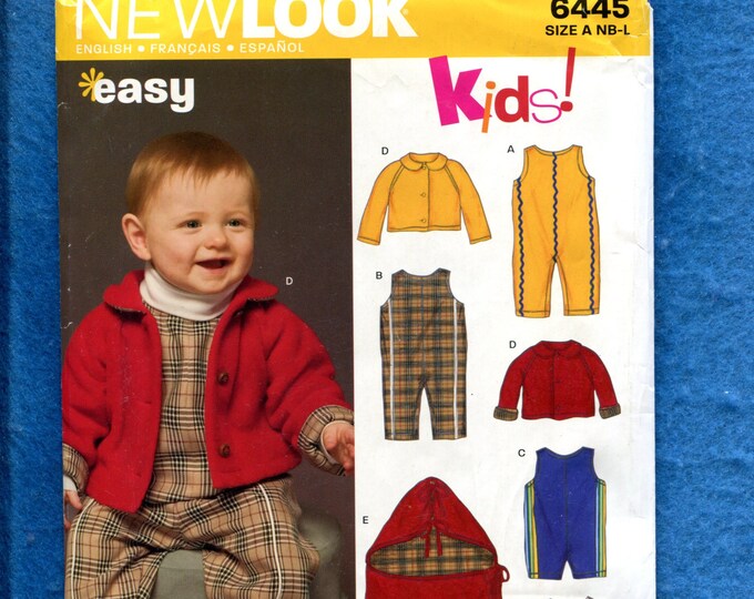 Simplicity 9275 Baby Play Clothes Pattern Size Preemie to 18 Months ...