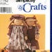 Simplicity 7651 Rag Doll or Rag Bunny Clothes Pattern Country Chic Size ...