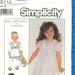 1980's Simplicity 8713 Gunne Sac Little Girl's Lace Trimmed Dress ...