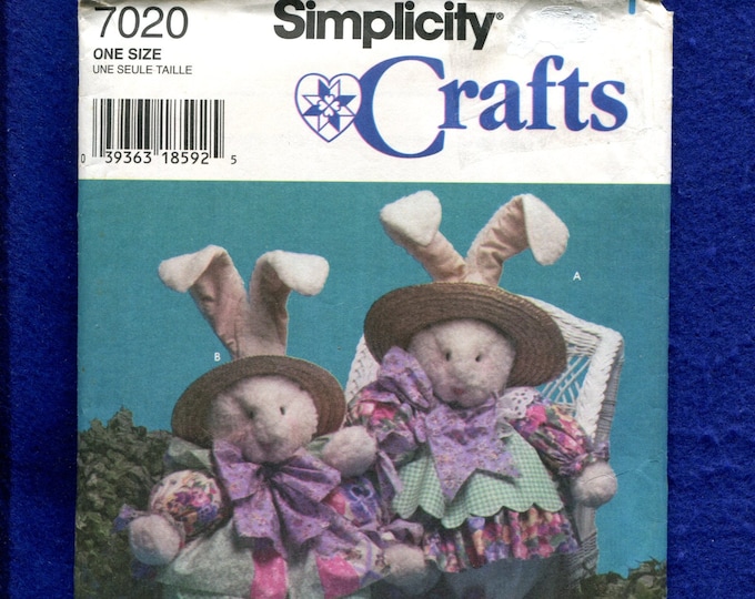 Simplicity 8893 Sweet Country Bunny Rabbits Pattern - Etsy