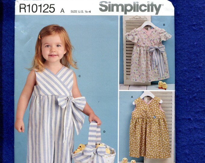 Simplicity 9275 Baby Play Clothes Pattern Size Preemie to 18 Months ...