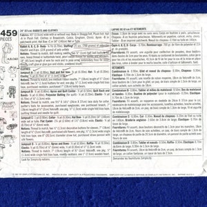 Simplicity 7459 Sweet Country Bunnies Stuffed Animal Pattern UNCUT - Etsy