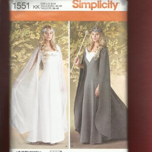 Simplicity 1551 Fairy Queen's Wedding Dress With Princess Seams and ...