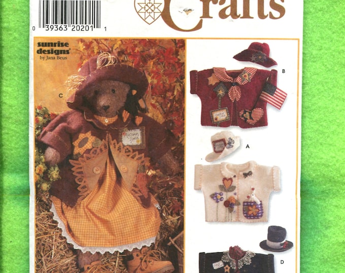 Simplicity 8893 Sweet Country Bunny Rabbits Pattern - Etsy