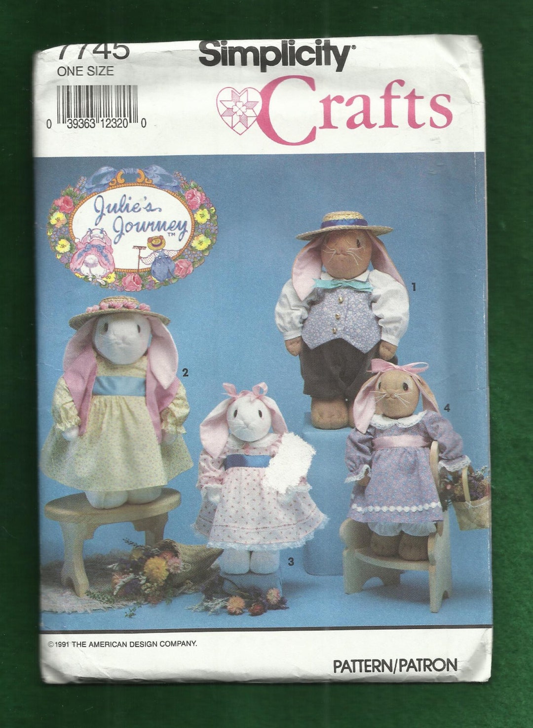 Simplicity 7745 Sunday Best Bunnies in Their Prairie Chic Dresses Sizes ...