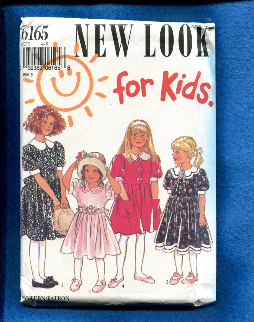 New Look 6165 School Days Dresses for Girls Size 4 to 9 UNCUT - Etsy