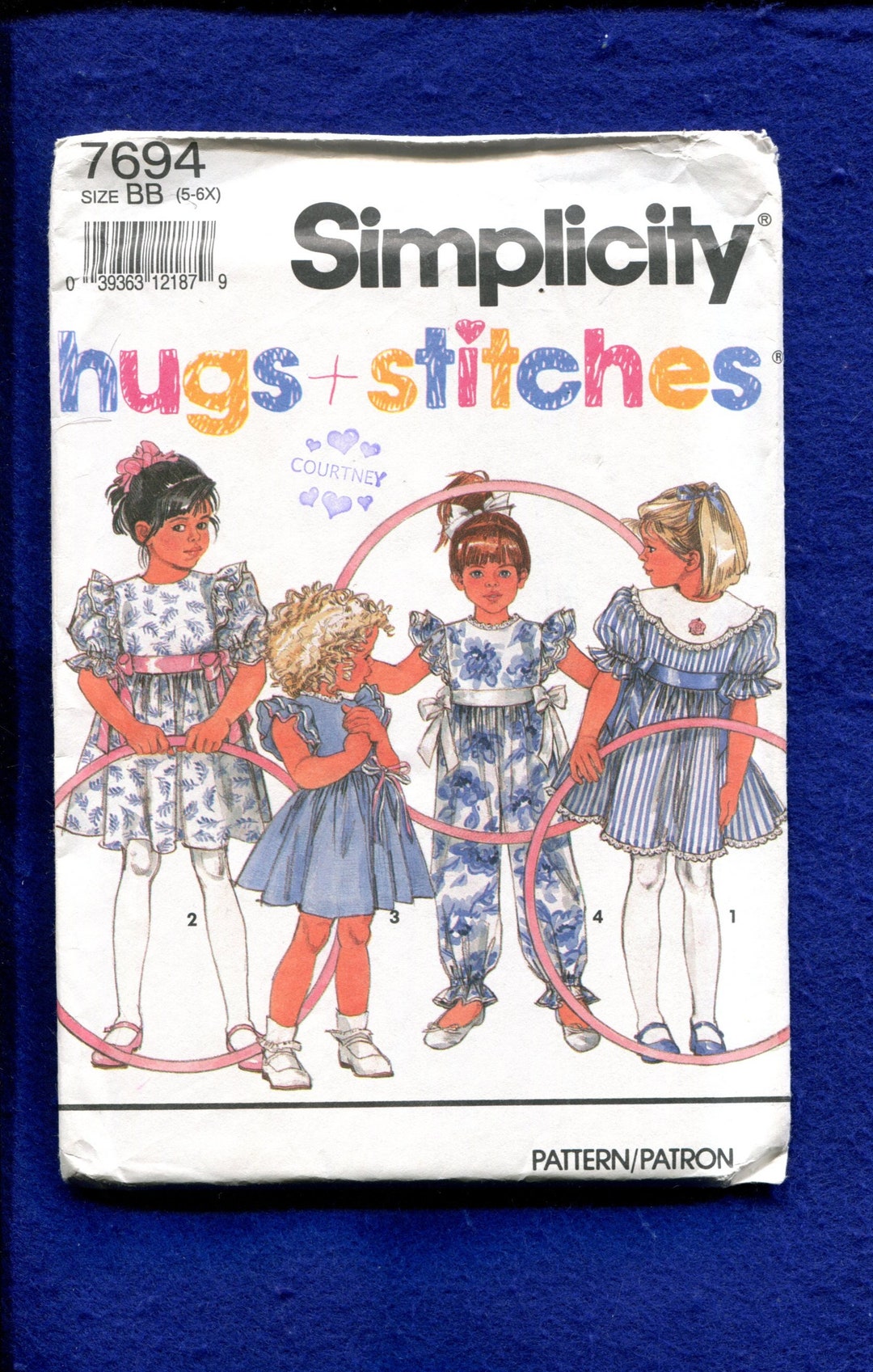 Simplicity 7694 Ruffled Dress & Romper Pattern Size 5..6..6x Kids UNCUT ...