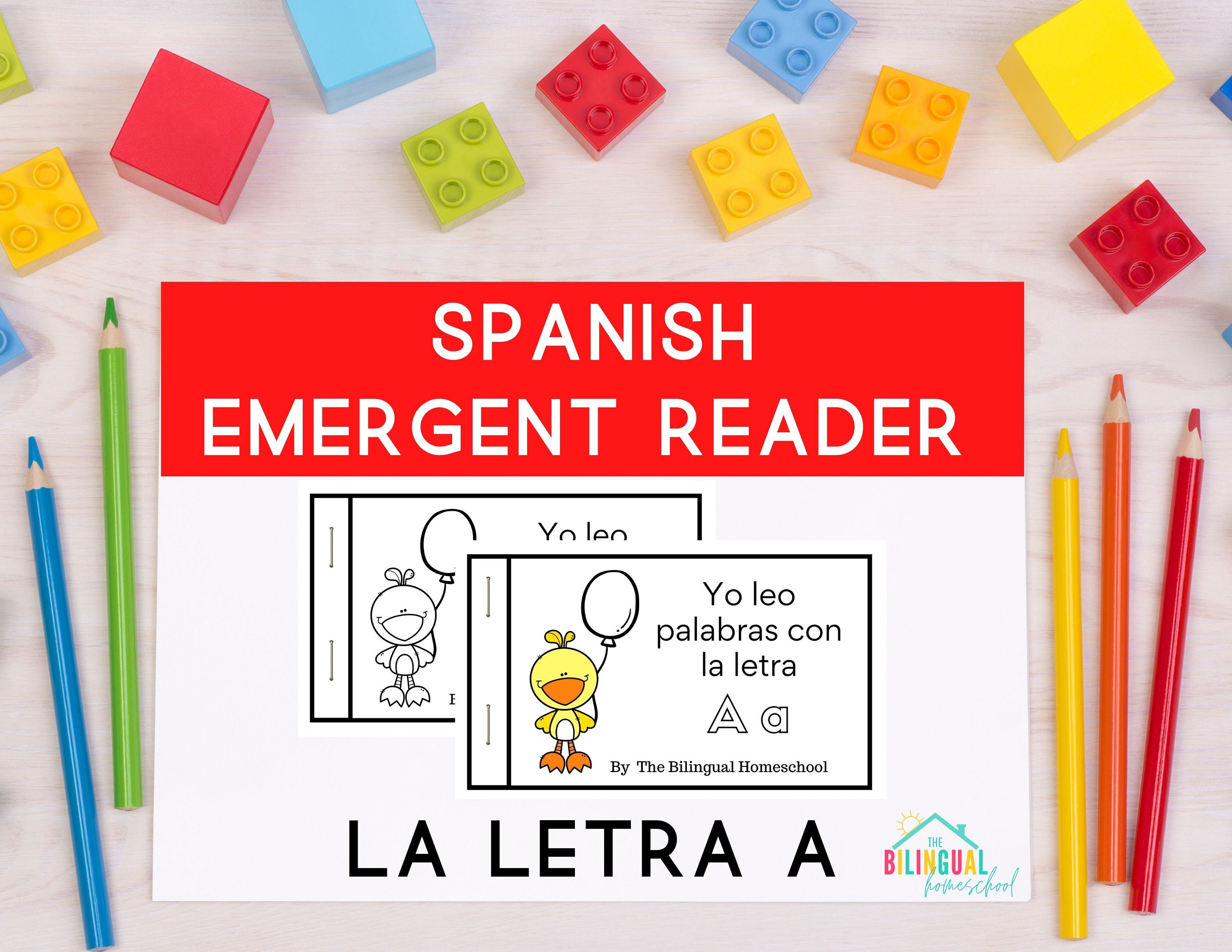 SPANISH Emergent Reader - La Letra A - Beginner Spanish Reading Color ...