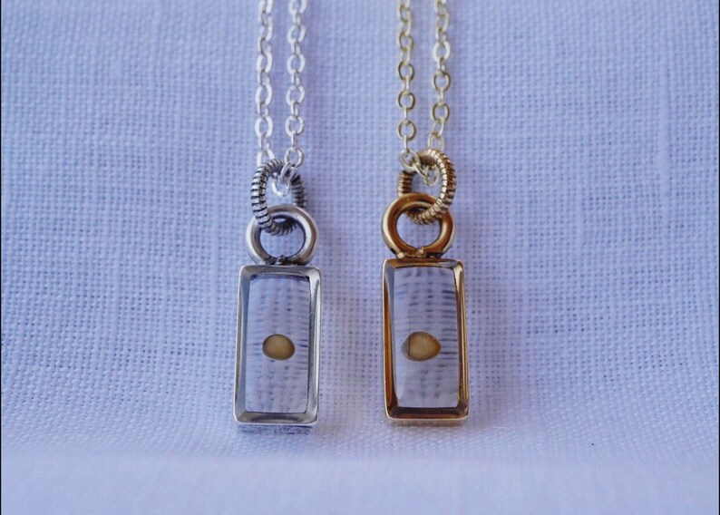 Mustard Seed Necklace Sterling Silver Necklace Faith - Etsy
