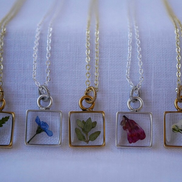 Botanical Necklace - Etsy