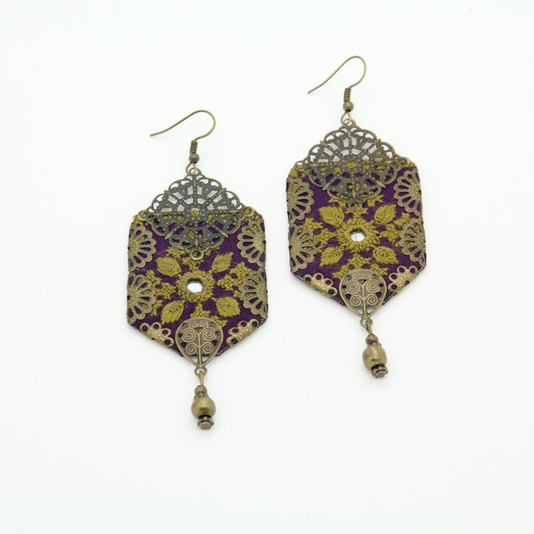 Persian Jewelry Persian Earrings Oriental Earrings - Etsy