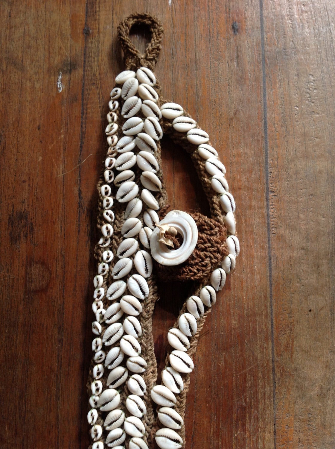 Papua New Guinea Tribal Handwoven String and Shell Belt - Etsy