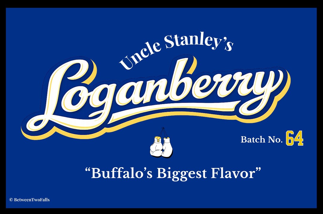 Loganberry Sticker- Vinyl Decal | Retro Buffalo - Etsy