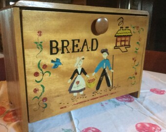 Vintage bread box | Etsy